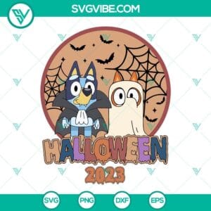 Stay Spooky Bluey Ghost SVG Files, Bluey Bingo Halloween SVG Image PNG ...