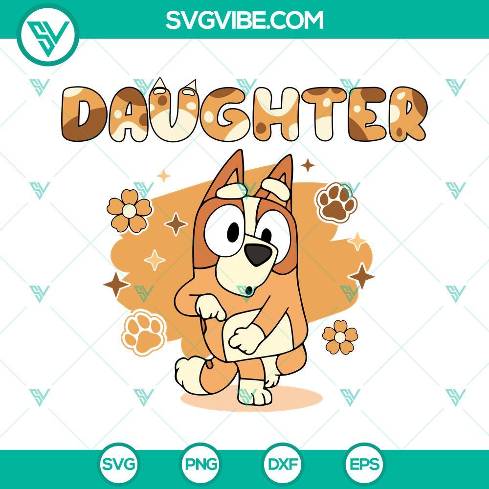 Bluey Family SVG Image Bundle SVG, Bluey Dad Mom Son And Daughter SVG ...