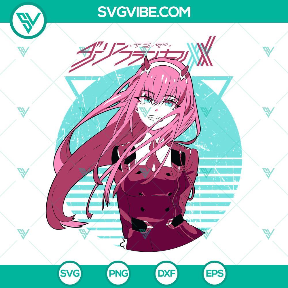 Zero Two SVG Download, Darling In The Franxx SVG Images, Anime Japanese ...